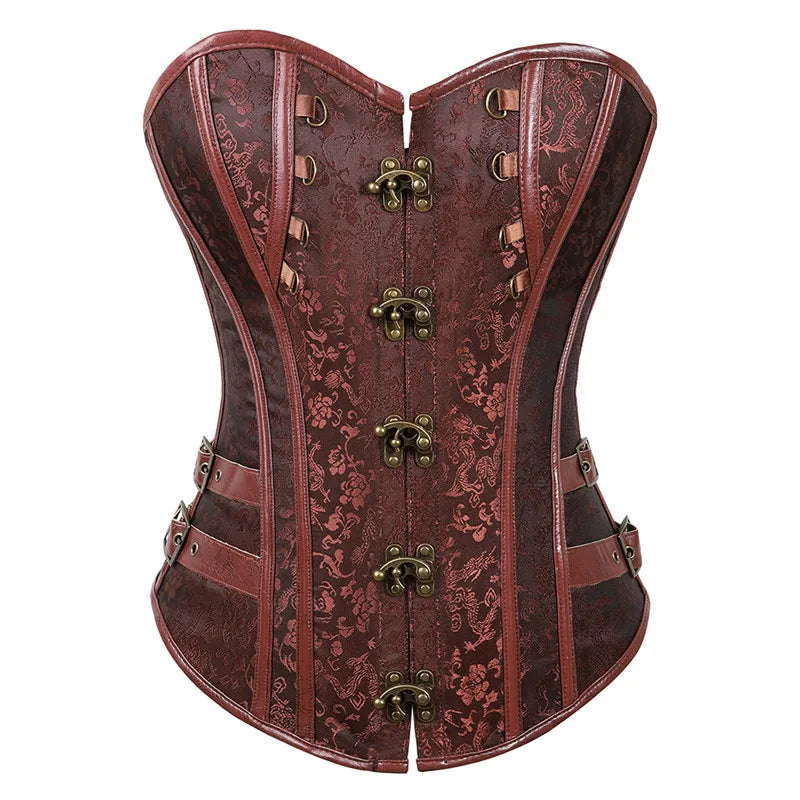 Corset Marron Steampunk
