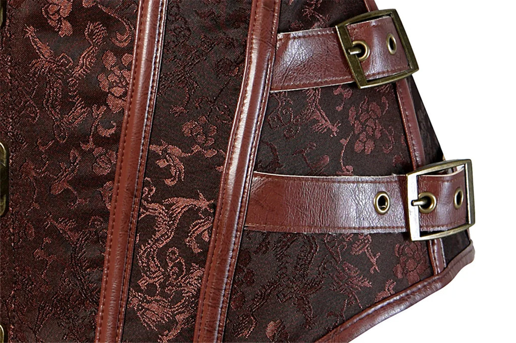Corset Marron Steampunk